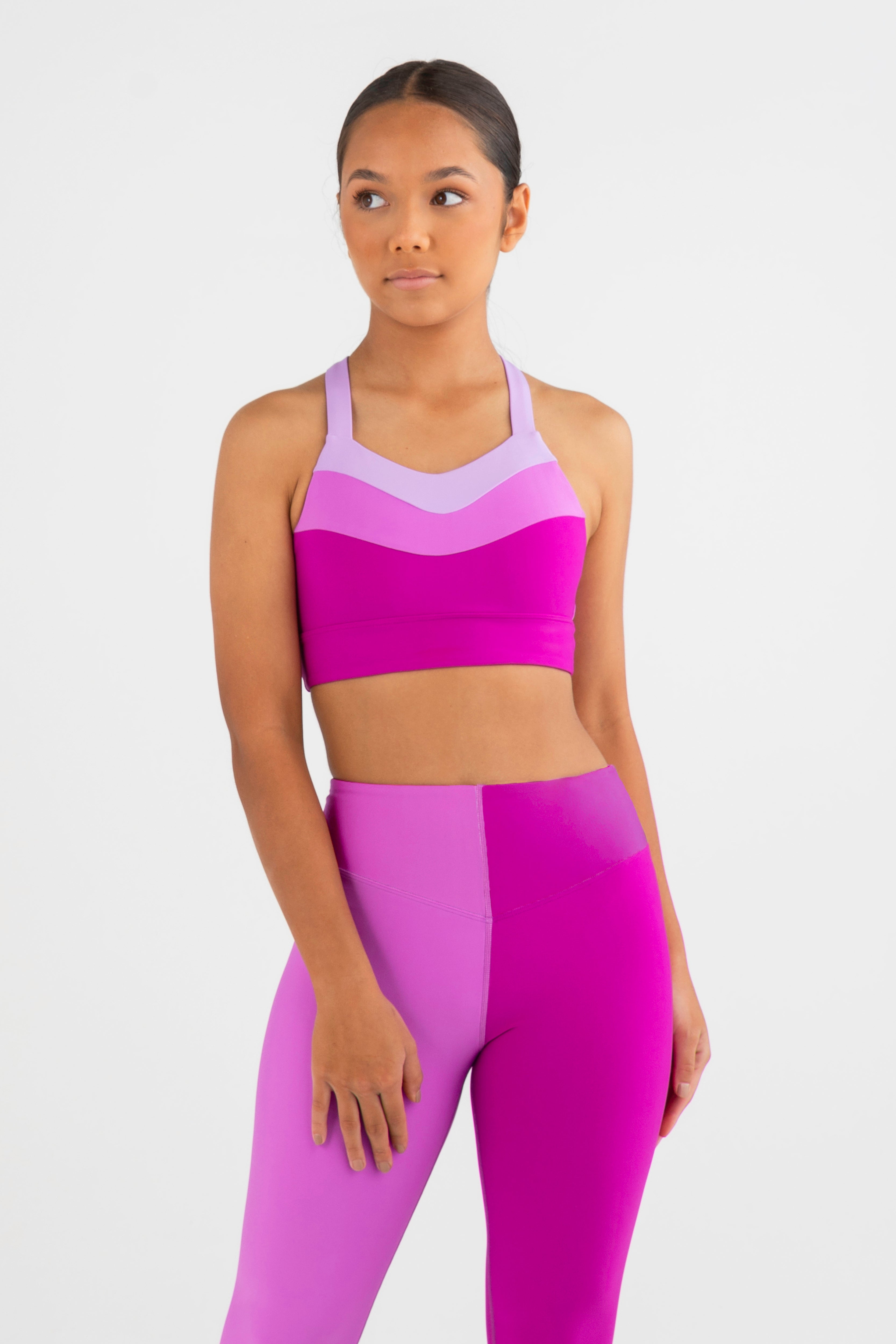 Bend & Extend Crop Top - Grape Lavender | Every Turn