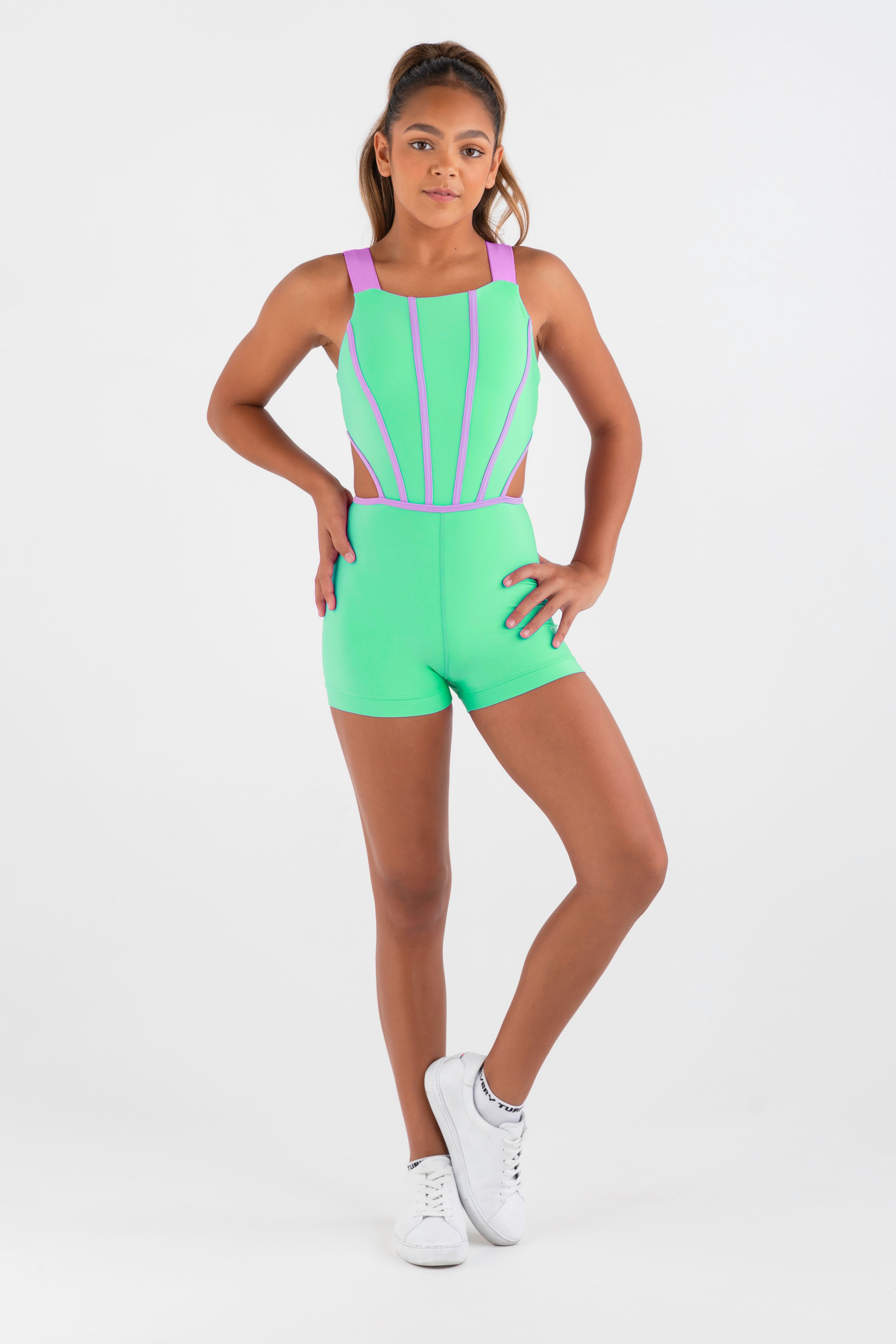Sideshow Bodysuit - Neon Spearmint | Every Turn