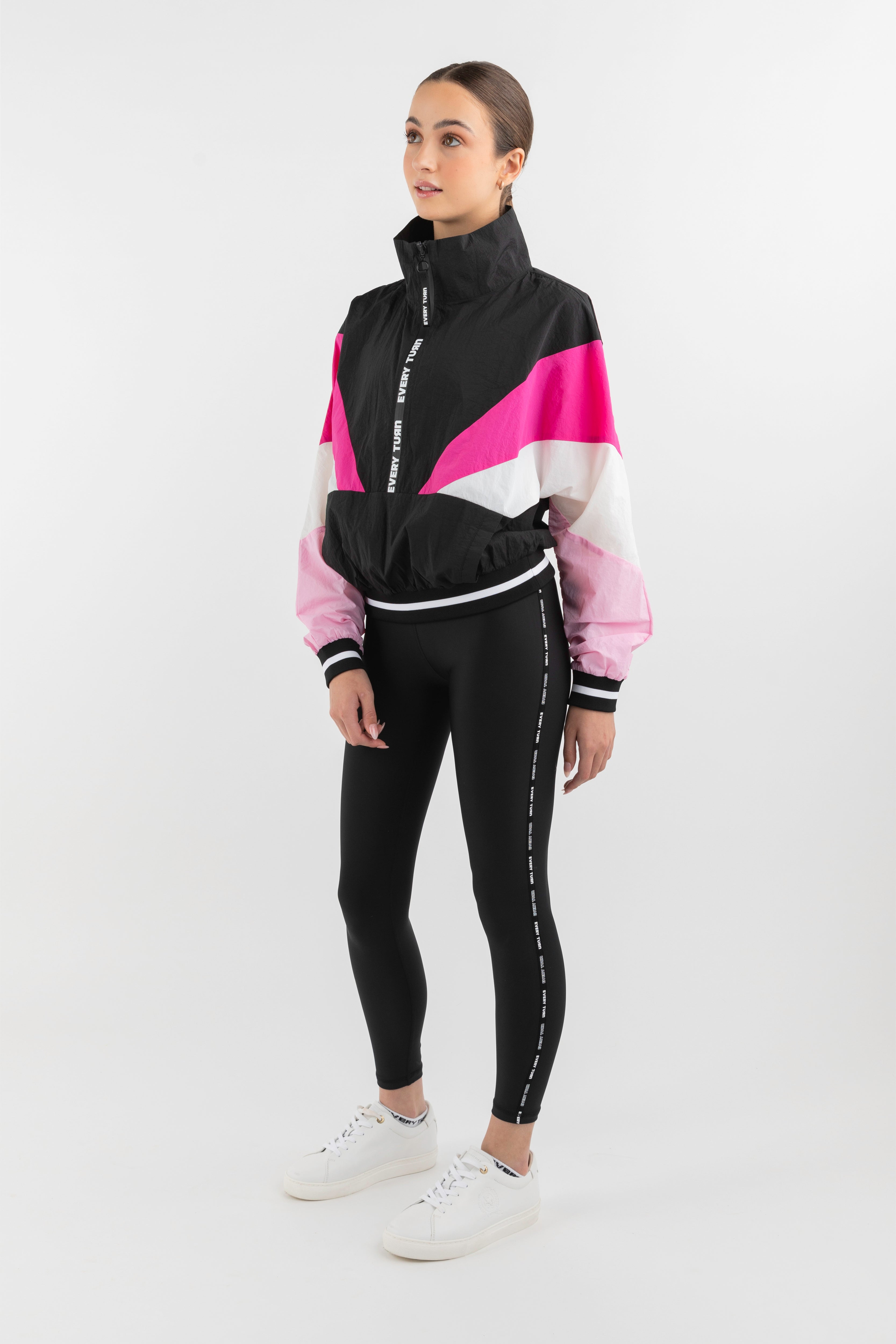 Cool Runnings Jacket | Black, Pink, White | Every Turn