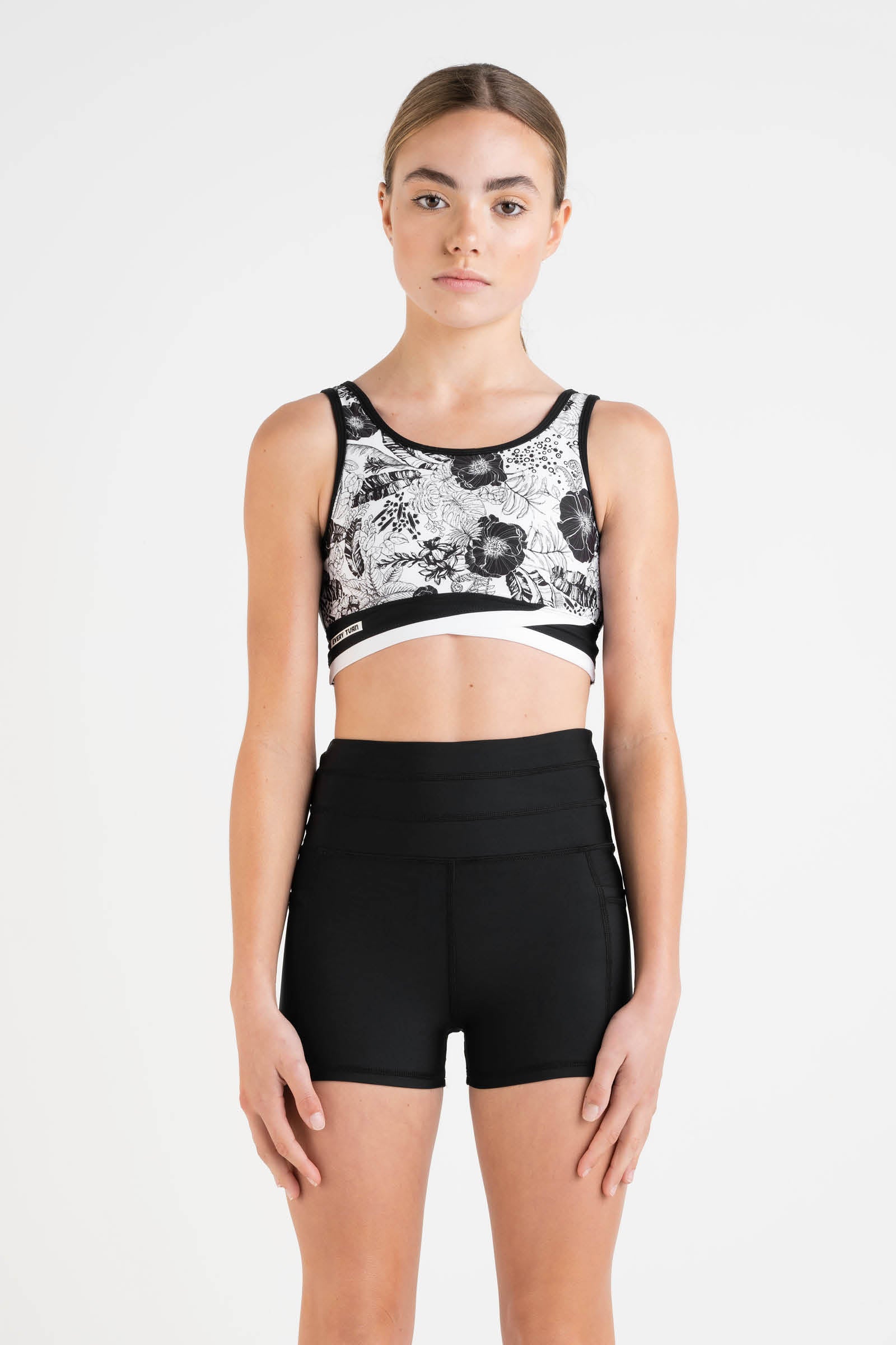 Finish Line Crop Top | Black | Every Turn